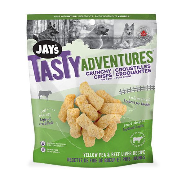 Crunchy Crisps - Yellow Pea & Beef Liver Recipe – Jay's Tasty Adventures